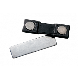 J71 1/2" x 1-3/4" Black Encased Magnetic Badge Finding