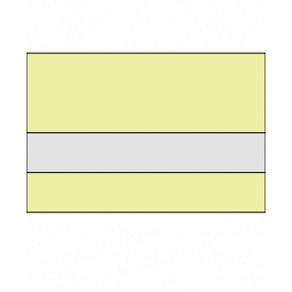 Rowmark LaserGlow® Matte Clear/Glow .050" Reverse Engraving Plastic