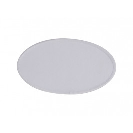 White Oval 2.6" x 4.5" Fabric Patch with Sealing Edge