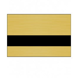 Rowmark Printmark® II Brushed Gold/Black .052" Engraving Plastic for UV ...