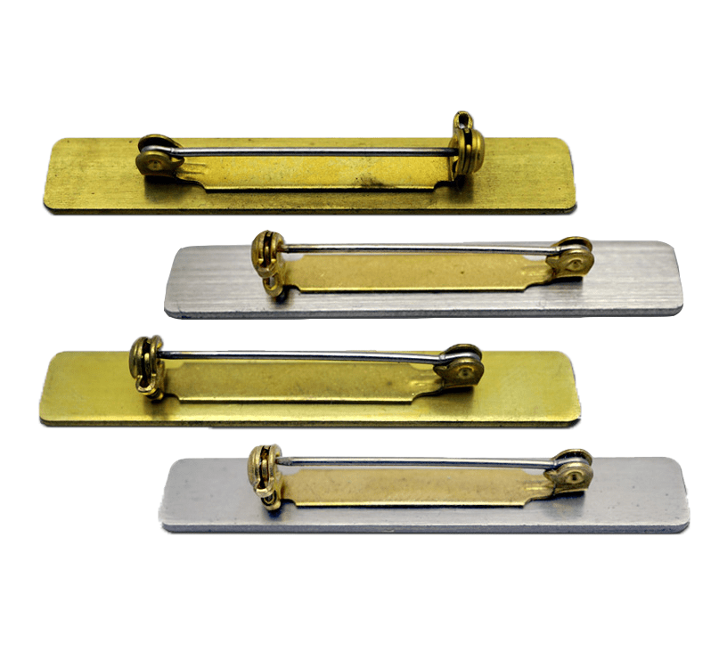 Metal Name Tag With Pinback 3/4" x 3" | JPPlus