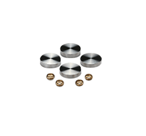 MBS Satin Stainless Steel Screw Caps | JPPlus