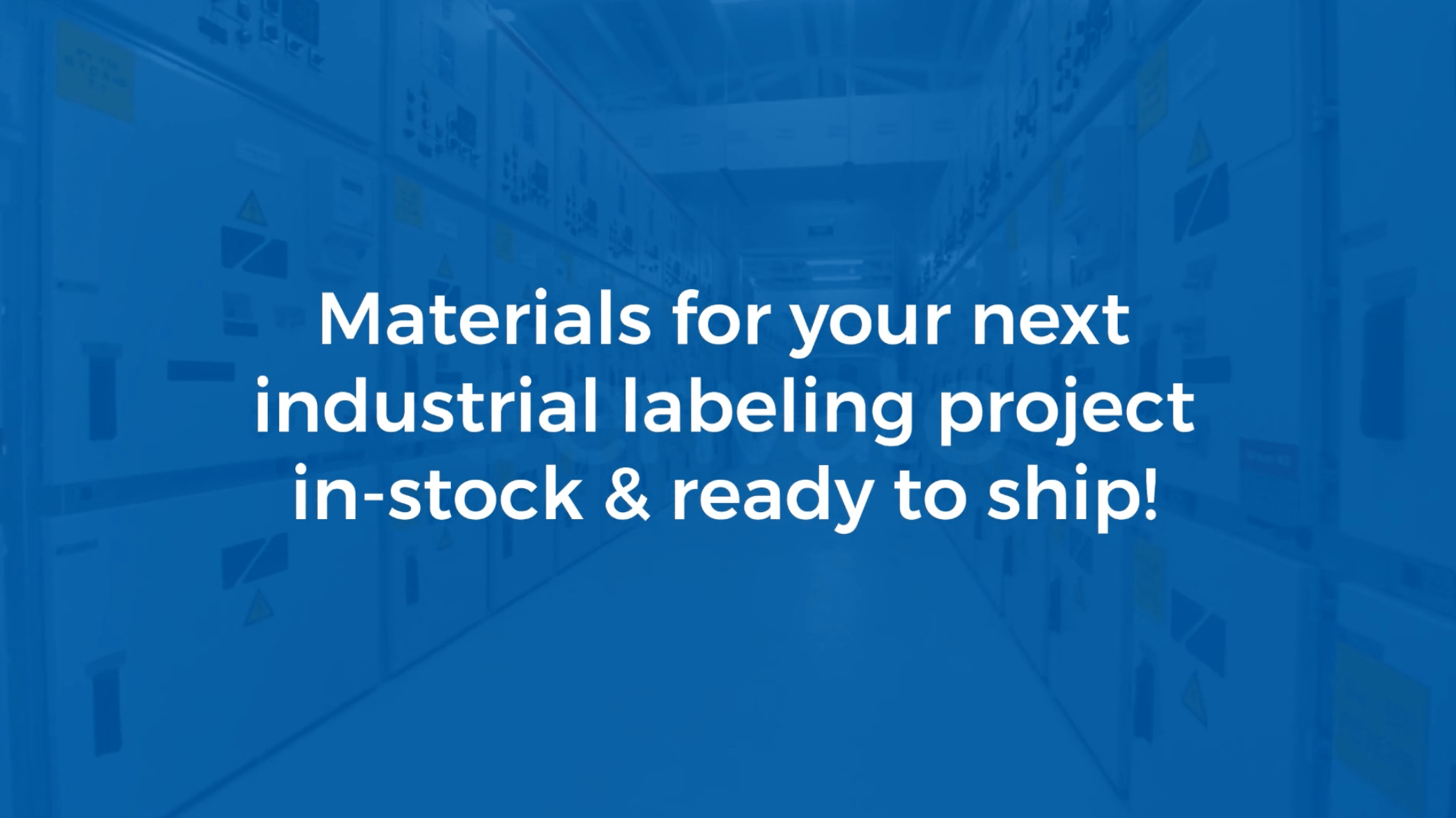 Materials for Industrial Labeling Projects | JPPlus