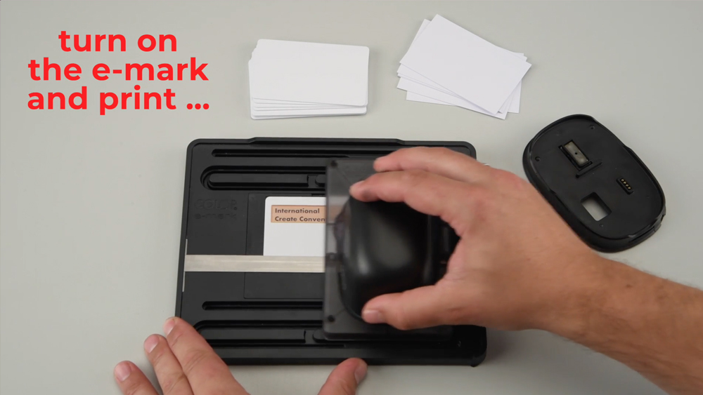 Using the Multiline Printing Tool with your COLOP e-mark handheld printer. | JPPlus