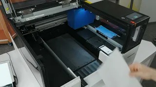 Epson SureColor V1070 UV DTF Printer | How to Print a Quick Template ...