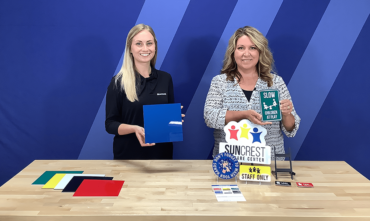 Johnson Plastics Plus offers Rowmark LaserGloss Exterior | JPPlus